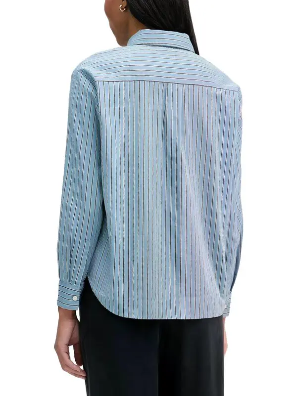 Marc O'polo Chest-pocket Striped Shirt - Blue