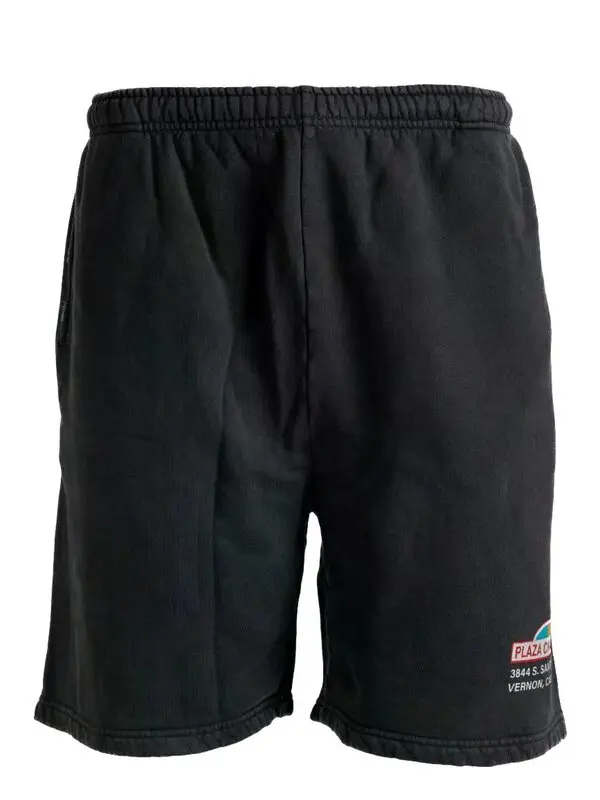WILLY CHAVARRIA Logo-print Track Shorts - Black