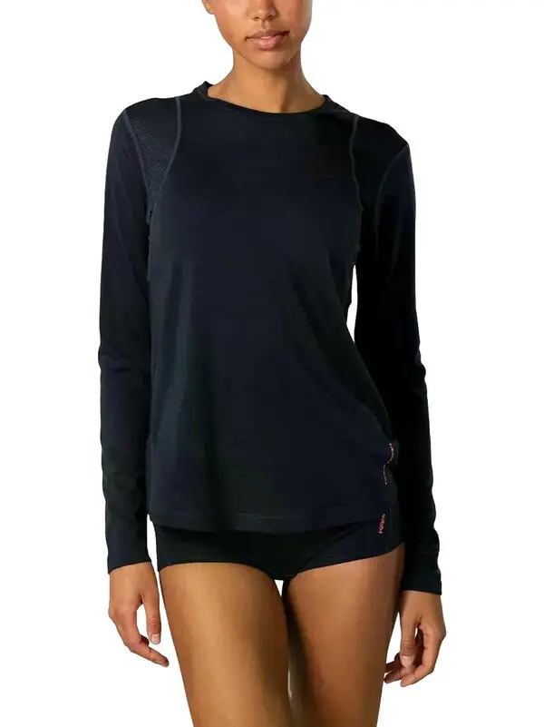 Kari Traa Embla Mesh-panelled Long-sleeve Base Layer - Blue