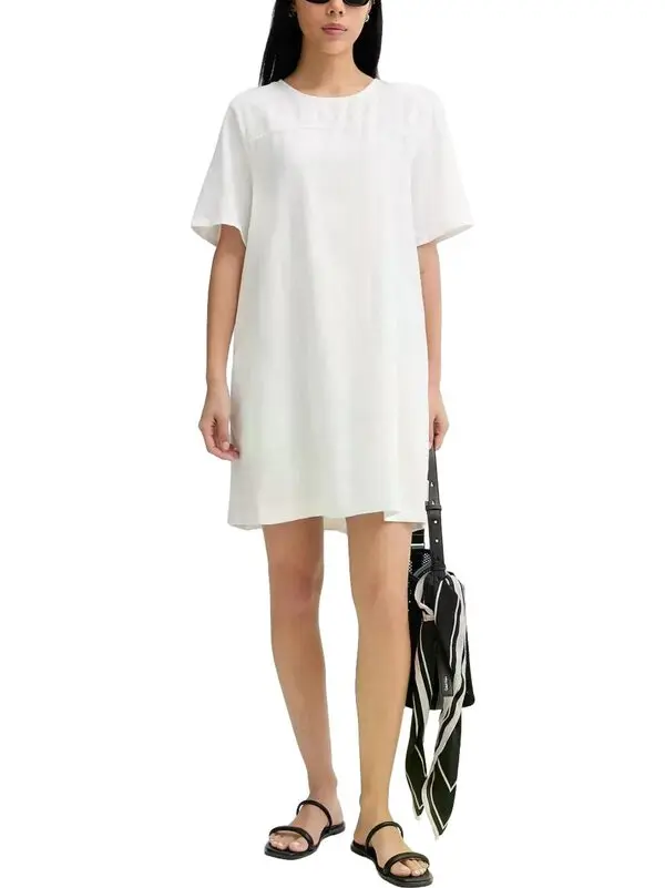 Marc O'polo Tie-back Mini Dress - White