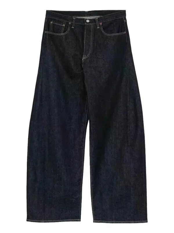 SSSTEIN Deformation Wide-leg Jeans - Blue
