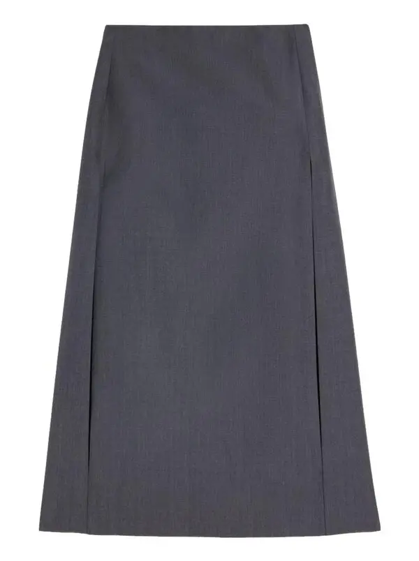 JIL SANDER Wool Long Skirt - Multicolor