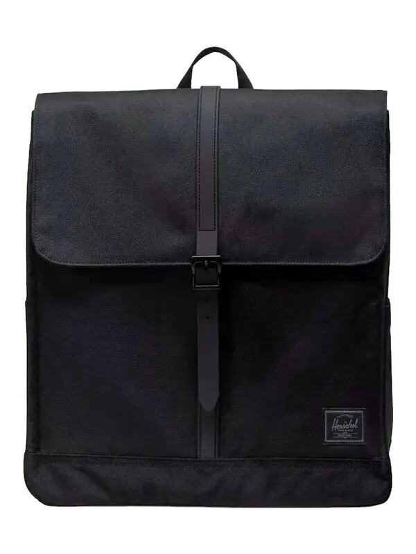 Herschel Supply Co. City Buckle-strap Flap Backpack - Black