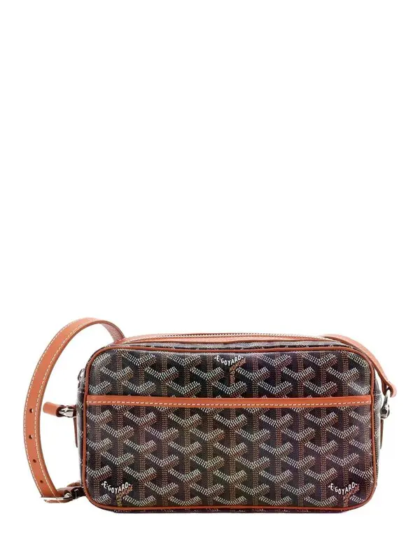 Goyard Cap Vert Bag Coated Canvas Crossbody Bag - Black