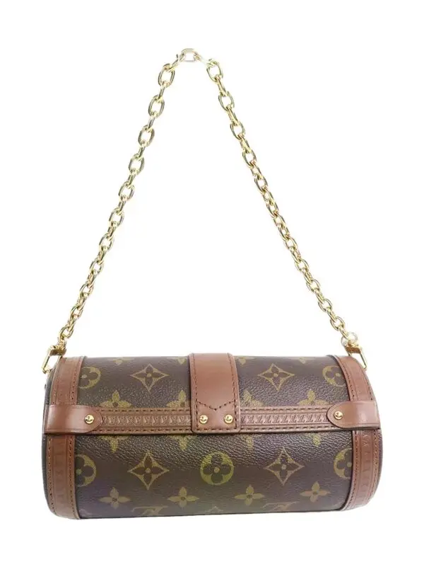 LOUIS VUITTON Monogram Papillon Trunk Shoulder Bag - Brown