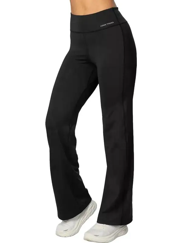 Kari Traa Ava Logo-print Flared Leggings - Black