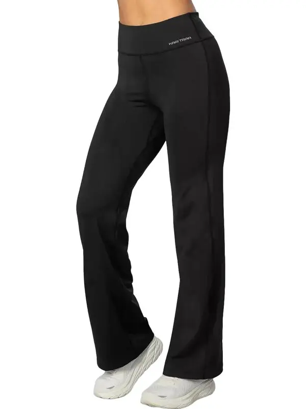 Kari Traa Ava Logo-print Flared Track Pants - Black