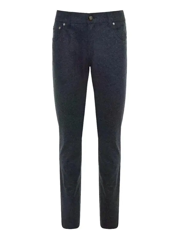 RICHARD J. BROWN Milano Logo-patch Slim Trousers - Grey