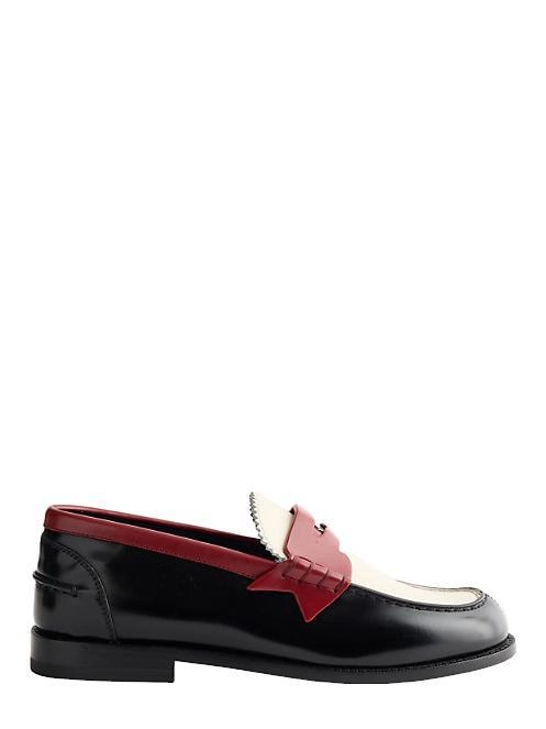 CHRISTIAN LOUBOUTIN Plato Leather Loafers - Black