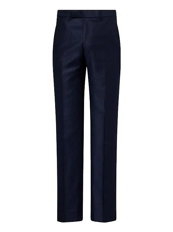 TED BAKER X THE GENTLEMAN Ted Baker X The Gentlemen Tailored Wool Trousers - Navy