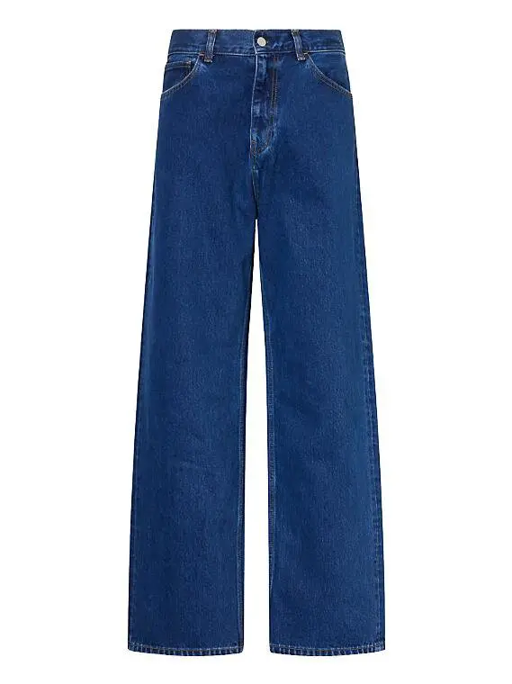 Carhartt Work In Progress Payson Wide-leg Cotton Jeans - Blue