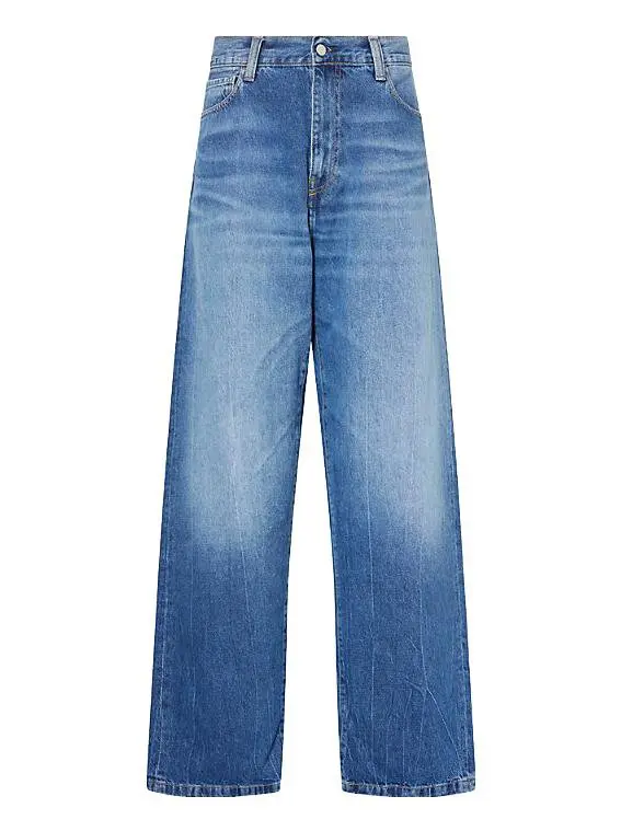 Carhartt Work In Progress Landon Tapered-leg Cotton Jeans - Blue