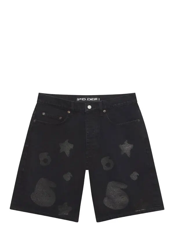 SP5DER Beluga Denim Short - Black