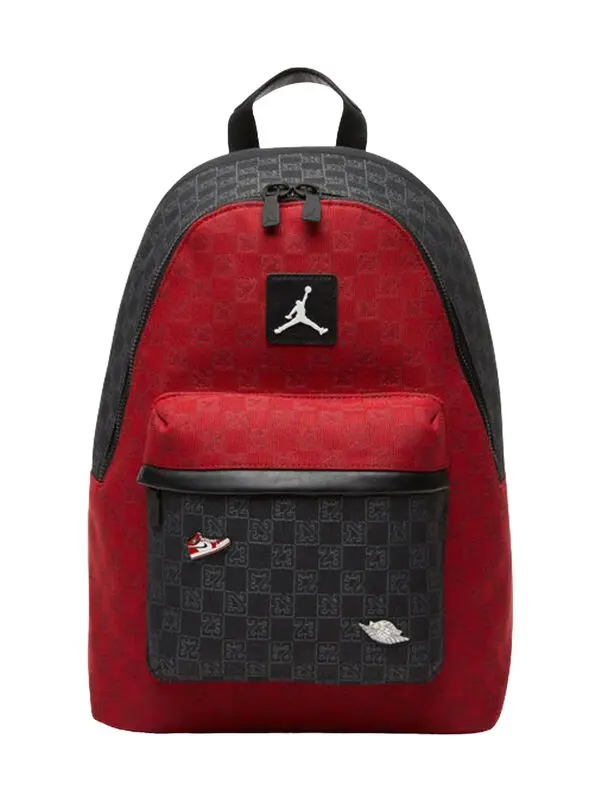 JORDAN Monogram Backpack 20l 'black - Red