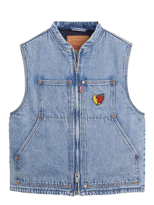 LEVI'S X Sky High Farm Goods Vest 'mid Indigo - Blue