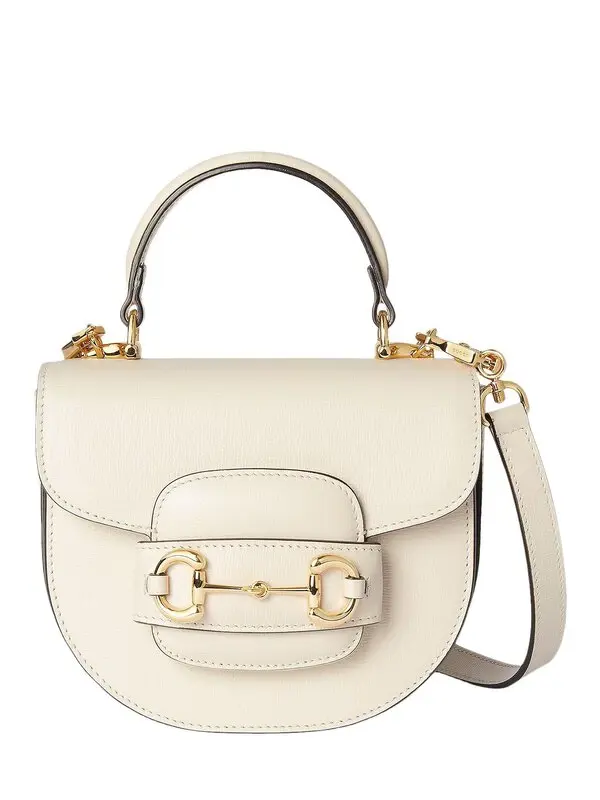 Gucci Horsebit 1955 Mini Top Handle Bag 'mystic - White
