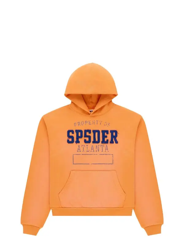 SP5DER Issue 404 Hoodie 'tree Poppy - Orange