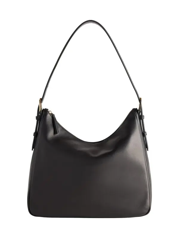 Quince Sutton Shoulder Bag - Black