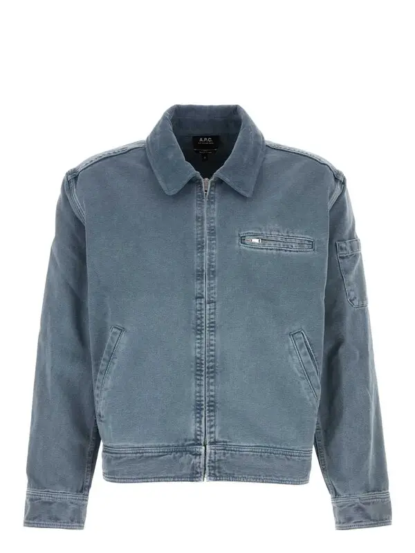 A.p.c. Air Force Denim Alexis Jacket - Blue
