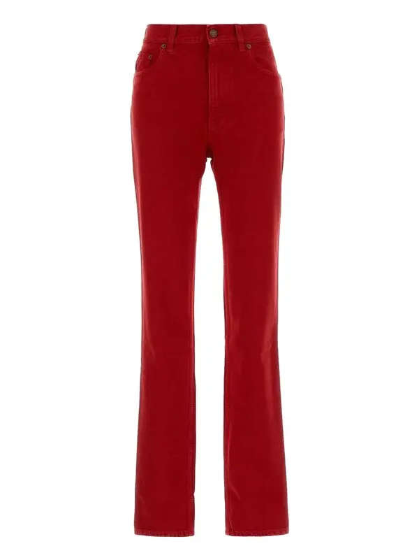 Chloé Denim Jeans - Red