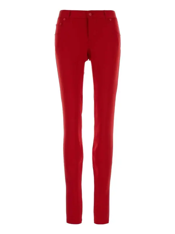 Gucci Red Jersey Leggings - Multicolor