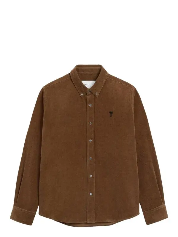 AMI Paris Velvet Shirt - Multicolor