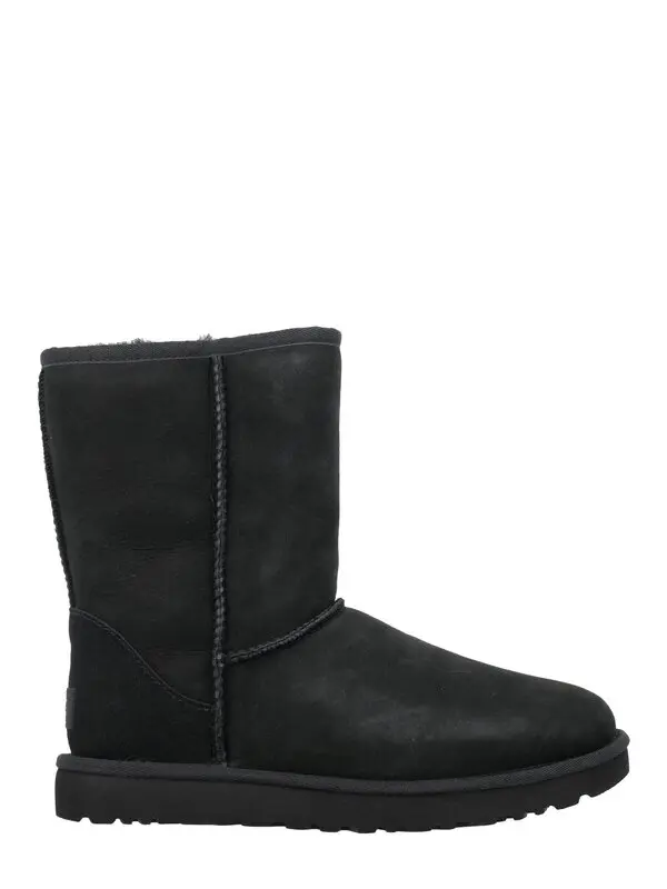 UGG Classic Mini Short Ii Suede Boots For - Nero