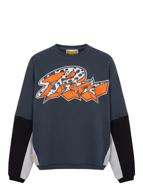 PDF CHANNEL Logo Graphic Cotton T-shirt - 3grey