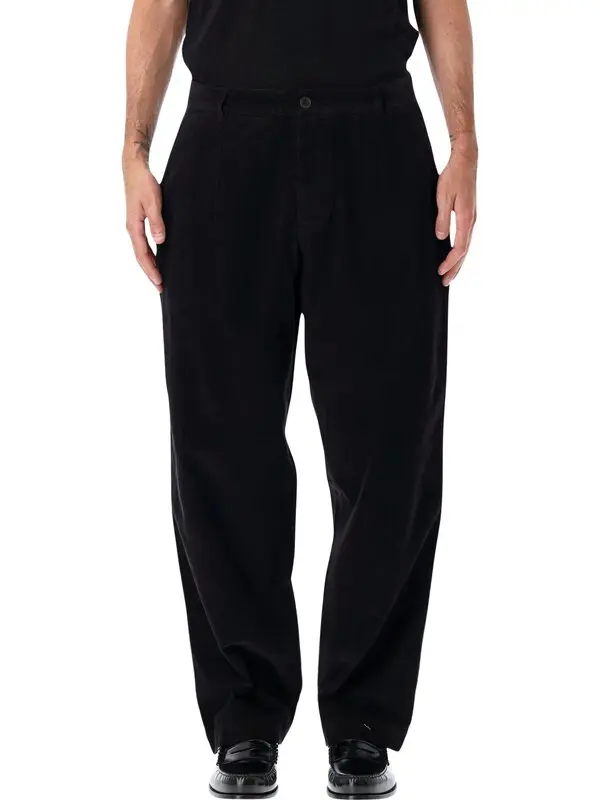 Universal Works Relaxed Fit Corduroy Trousers - Nero