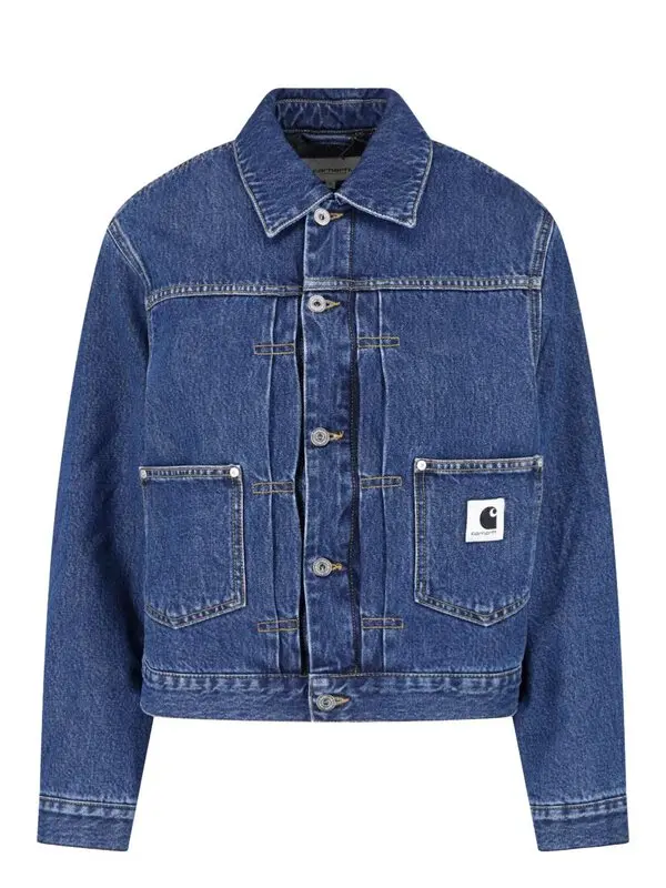 Carhartt Work In Progress Denim Trucker Jacket - Blue
