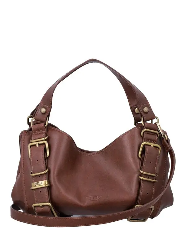 DIESEL® Slouchy Hobo Shoulder Bag - Marrone