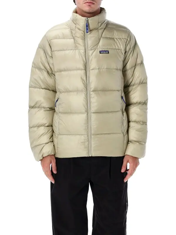 Patagonia Fitz Roy Insulated Down Jacket With Lightweight Recycled Ripstop Shell For - Stone