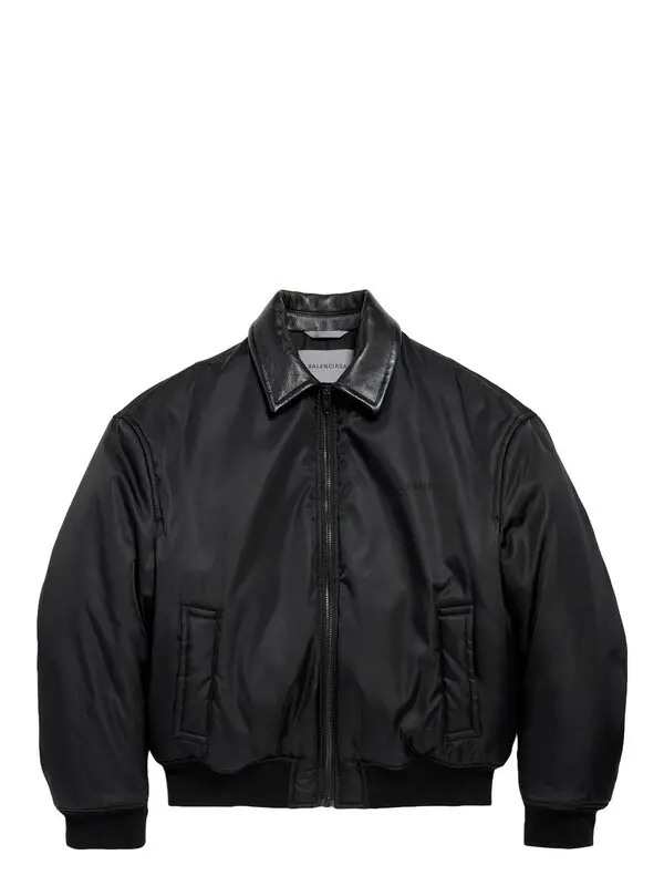 Balenciaga Cocoon Bomber Jacket - Black