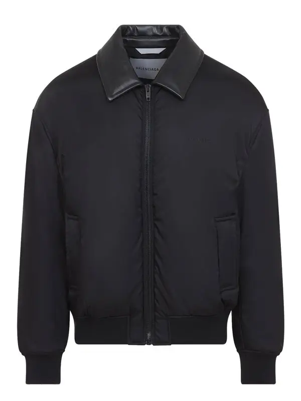 Balenciaga Cocoon Bomber Jacket - Black