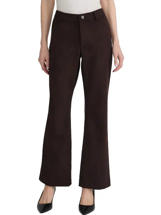 Jones New York Lexington Bootleg Pants - Coffee Bean