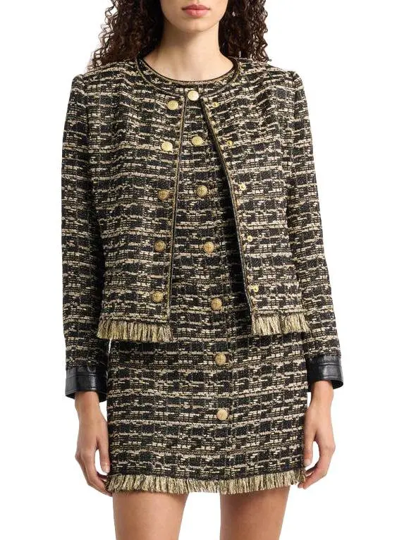 Kobi Halperin Jordan Tweed Jacket - Black Multi