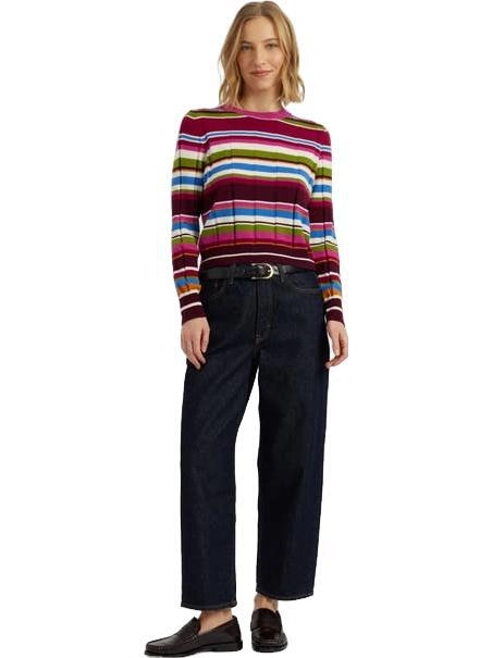 Chinti & Parker Merino Stripe Sweater - Multi