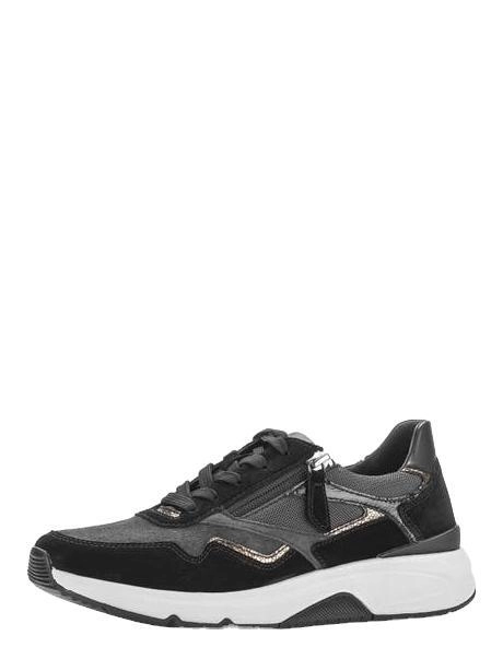 Gabor Eden Leather Sneaker - Black