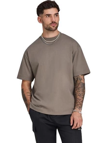 HERA Grafitti Short Sleeve Oversized T-shirt - Marsh Grey