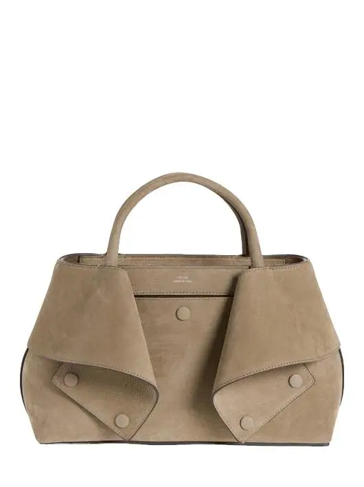 TOTEME Small Mercer Nubuck Leather Tote - Rock