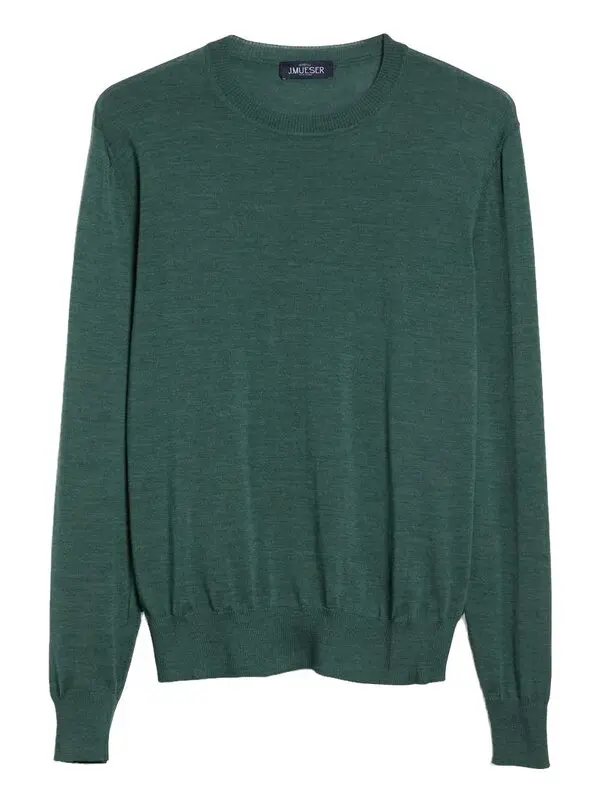 J. MUESER Wish Merino Wool Sweater - Olive