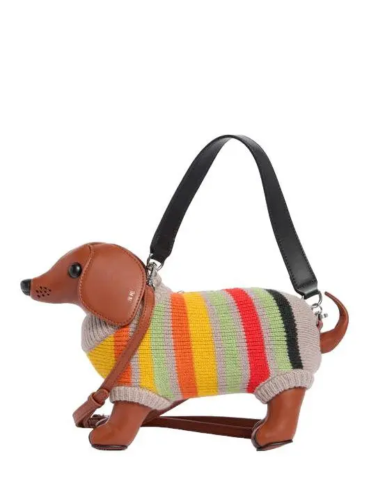 Jw Pei Addison Dachshund Faux Leather Handbag - Multicolor