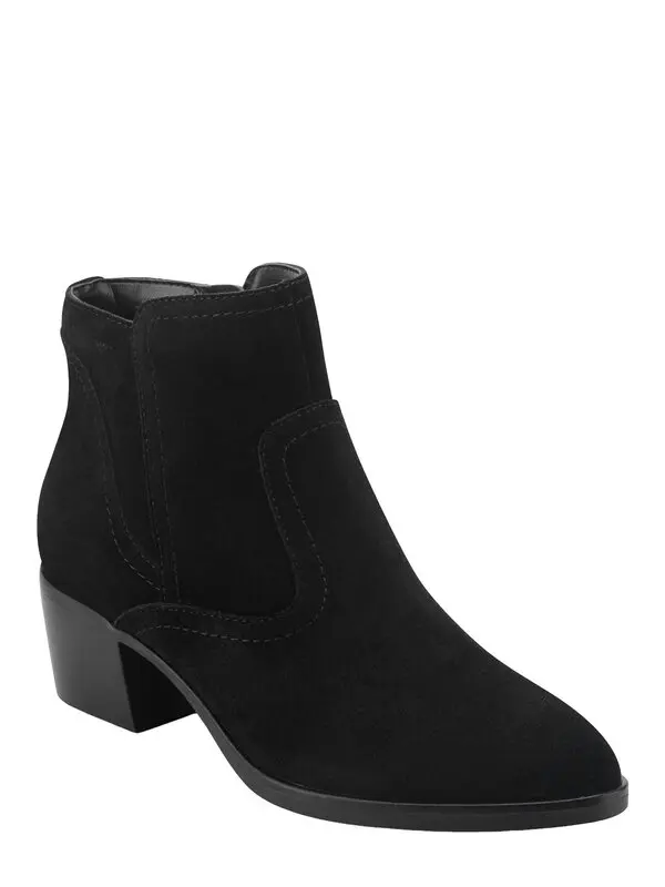 Easy Spirit Haya Leather Bootie - Blk01