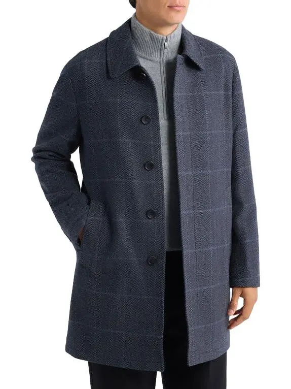 Cardinal Of Canada Tyson Wool & Cashmere Coat - Navy