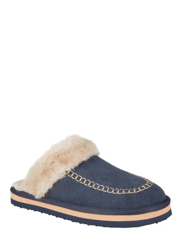 BARETRAPS Justina Clog Slipper - Navy