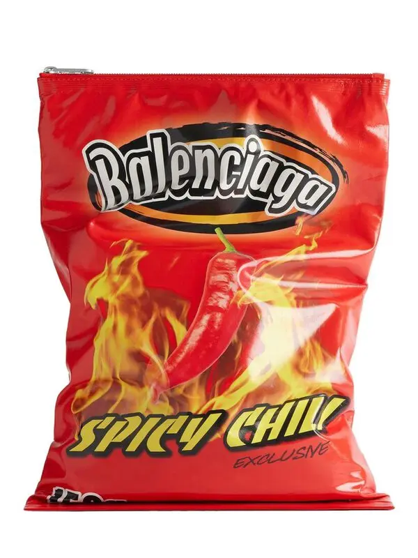 Balenciaga Chips Bag - Red