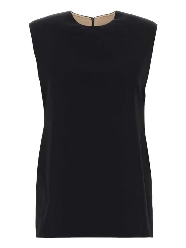 Carven Wool Tank Top - Black
