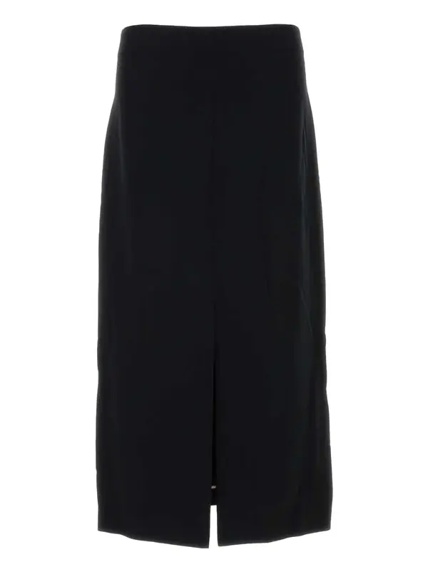 Carven Crepe Skirt - Black