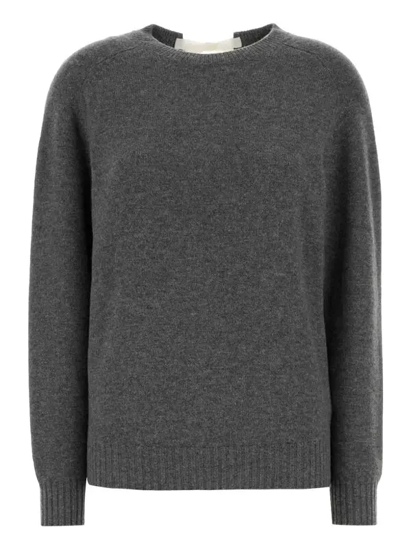 Carven Dark Grey Cashmere Sweater - Gray