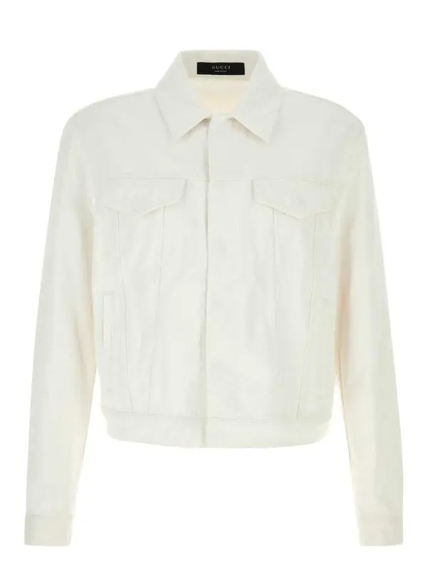 Gucci Denim Jacket - White